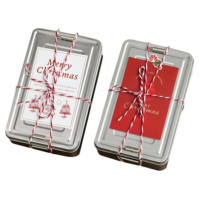 2025圣诞节包装盒礼盒曲奇饼干铁盒雪花酥糖果姜饼盒子礼品盒空盒