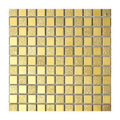 荣琦欧式奢华金色陶瓷马赛克瓷砖