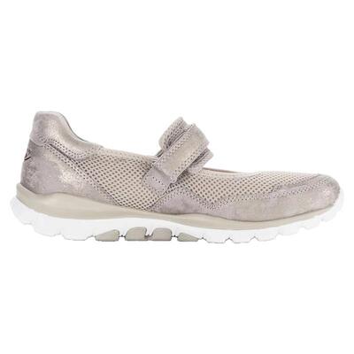 ROLLING SOFT系列增高摇摇底宽楦 GABOR 86.961 透气镂空皮休闲鞋