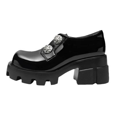 米奥乐福鞋MIO松糕牛津鞋女