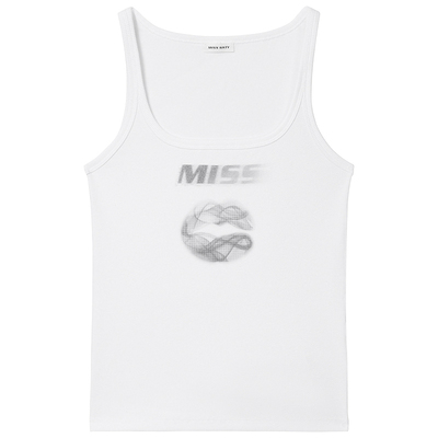 MissSixty唇印无袖T恤