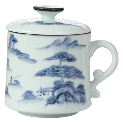 景德镇手绘过滤中式陶瓷个人茶杯