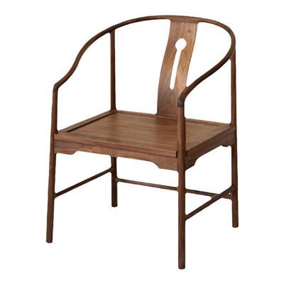 有清堂新中式黑胡桃木实木太师椅