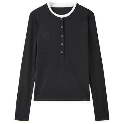 MissSixty假两件含桑蚕丝针织衫