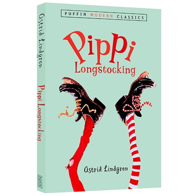 长袜子皮皮 英文原版 Pippi Longstocking 长袜皮皮系列 英文版美国校园小说 8-12岁儿童章节书 进口英语书籍