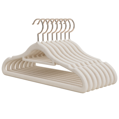 【2025加厚新升级】防滑植绒衣架