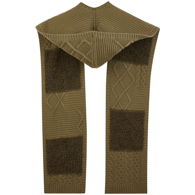 宝姿PORTSPURE女装温暖围脖毛连帽围巾RT9K313NKW007