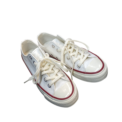 低帮帆布鞋女小白鞋百搭