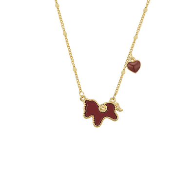 AJIDOU阿吉豆项链女生肖马上有钱