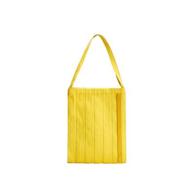 条纹织带单肩包撞色纹理斜挎包