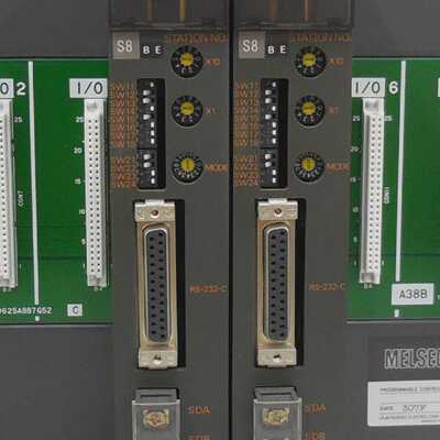 Mitsubishi melsec AJ71C24 S8 AJ71C24S8 tested (lot of 2)
