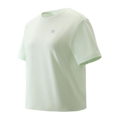 KOLON SPORT可隆吸湿速干T恤抗菌女士CROP箱型微短款短袖上衣