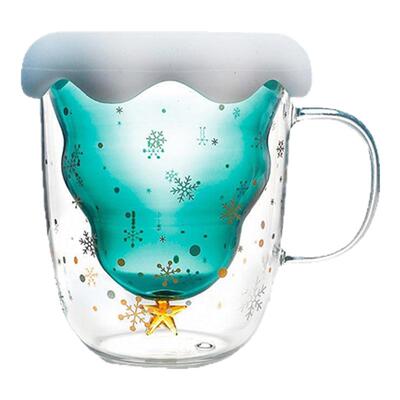 JOJO'SLIFEPD圣诞玻璃杯高硼硅