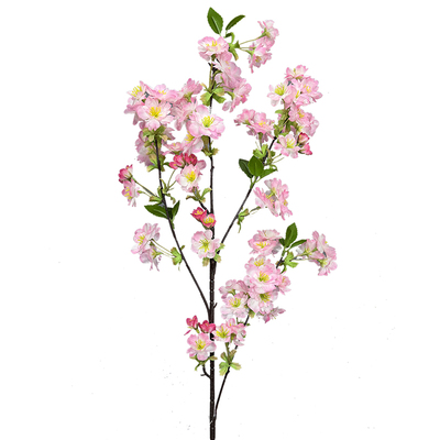 高品质桃花枝仿真花假花摆设装饰