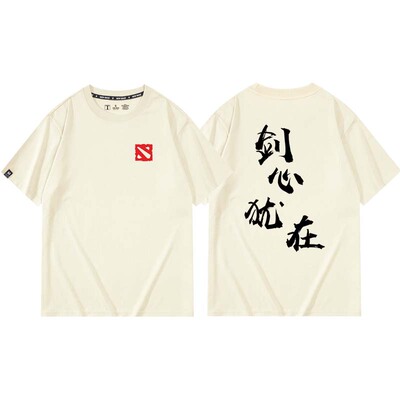 休闲宽松纯棉情侣短袖