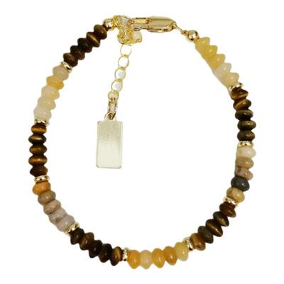 Juzitu桔子兔虎眼石美拉德手链女