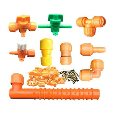 沼气专用管件PE开关16mm二通三通接头变通弯通沼气池化粪池管件