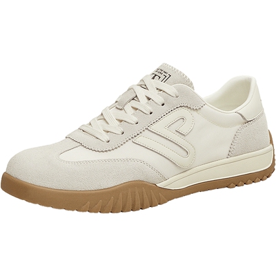 TATA他她休闲运动阿甘鞋男鞋复古德训鞋小白鞋2025秋新款OEV01AM5