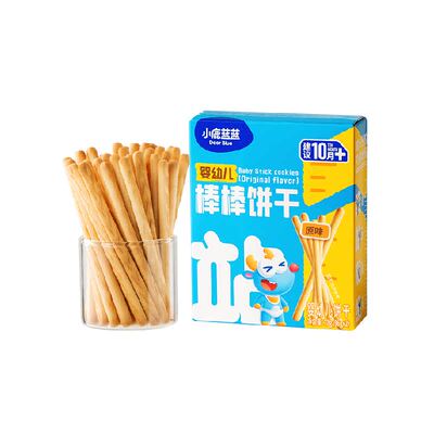 小鹿蓝蓝婴幼儿原味棒棒饼干