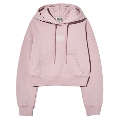 MARITHE女士经典小LOGO连帽卫衣