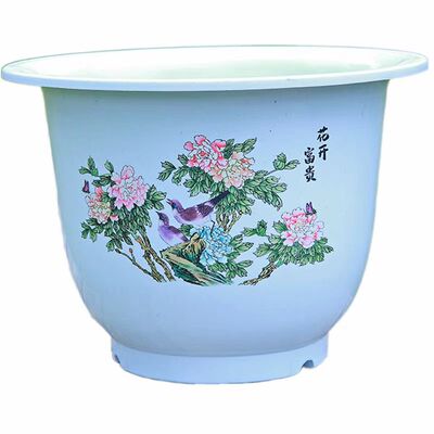 加厚塑料花盆客厅阳台摆放