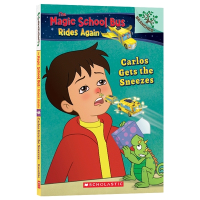 英文原版 The Magic School Bus Rides Again #3 Carlos Gets The Sneezes 神奇校车 儿童绘本故事书 英文版