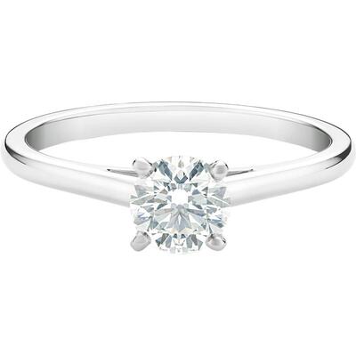 DeBeers圆形明亮式切割钻戒