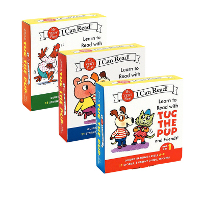 【自营】英文原版绘本 跟塔戈和他的朋友们学 入门级分级读物 Learn to Read with Tug the Pup and Friends Box Set 36册盒装