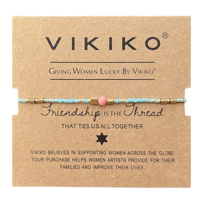 VIKIKO小众设计桃花小手链