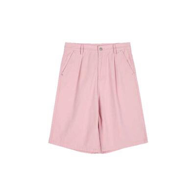 ALazyPig美式低腰夏季五分牛仔裤