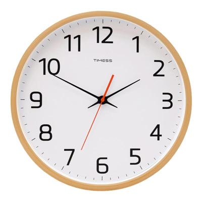实木钟表挂钟客厅家用静音时钟