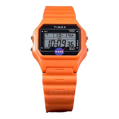 代购Timex X NASA Artemis天美时联名款数字显示男女休闲运动手表