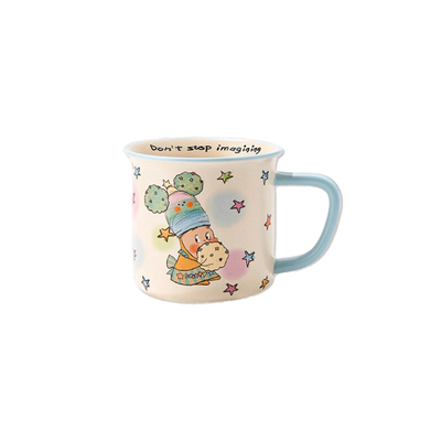 星星人联名仿搪瓷马克杯情侣杯