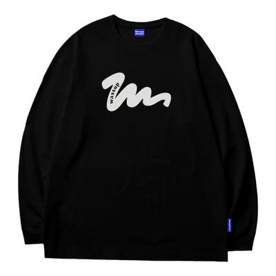 贴纸潮牌情侣长袖WASSUPHEODS