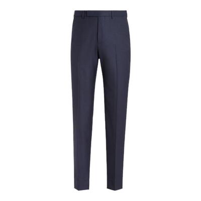 ZEGNA杰尼亚海军蓝休闲裤