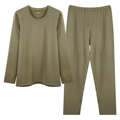 抑菌花青素养护磨毛秋衣好波