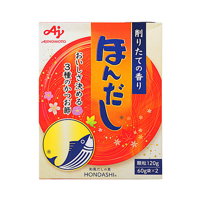 日本进口味之素鲣鱼粉120g高汤料