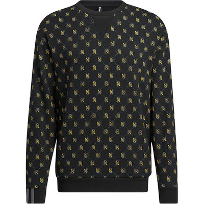 阿迪达斯男女印花宽松套头卫衣