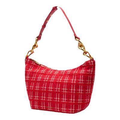 柔软大容量拉链单肩托特包女