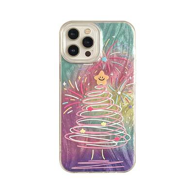 benefit梦幻晕染烟花圣诞树17适用于iphone16promax苹果15PRO手机壳13新款14套12个性11羽纱xsmax硅胶xr防摔