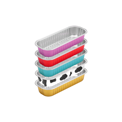 烤榴莲锡纸盒芝士玉米盒甜品盒