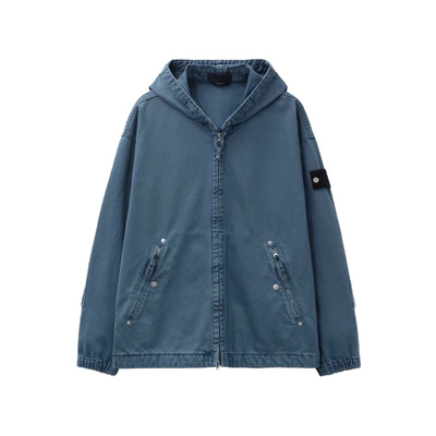 Stone Island/石头岛 Light Bull Denim Indigo 牛仔外套男HBX