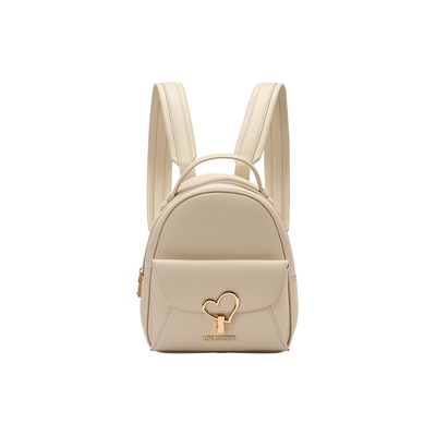 【季末特惠】Love Moschino2026早春 女士爱心徽标装饰双肩包