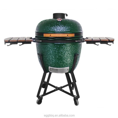 21寸蛋形陶瓷烧烤炉户外多功能烧烤架焖烤炉木炭烧烤炉BBQ KAMADO