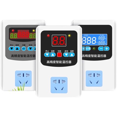 伊莱科温控仪智能数显插座养殖