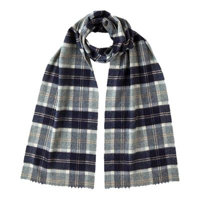 【新年礼物】Johnstons of Elgin 经典款纯羊绒围巾 格纹