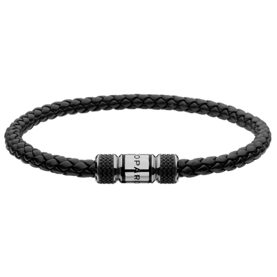 萧邦黑色羊皮革手绳送礼