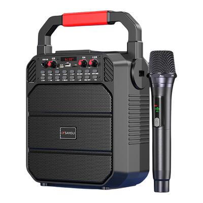 山水SS20PRO广场舞音响户外手提大音量便携式K歌无线话筒蓝牙音箱