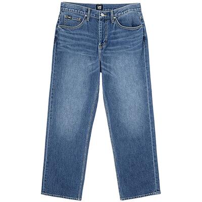 【张凌赫代言】Lee26早秋新品762宽松直筒牛仔裤中蓝色男潮A11207