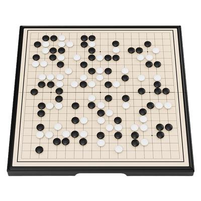 磁性五子棋围棋子儿童初学套装小学生带磁性标准棋盘成人版多功能